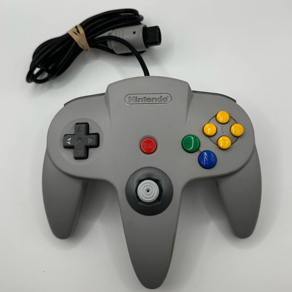 Pre-owned Nintendo 64 Official Grey Controller - Own4Less
